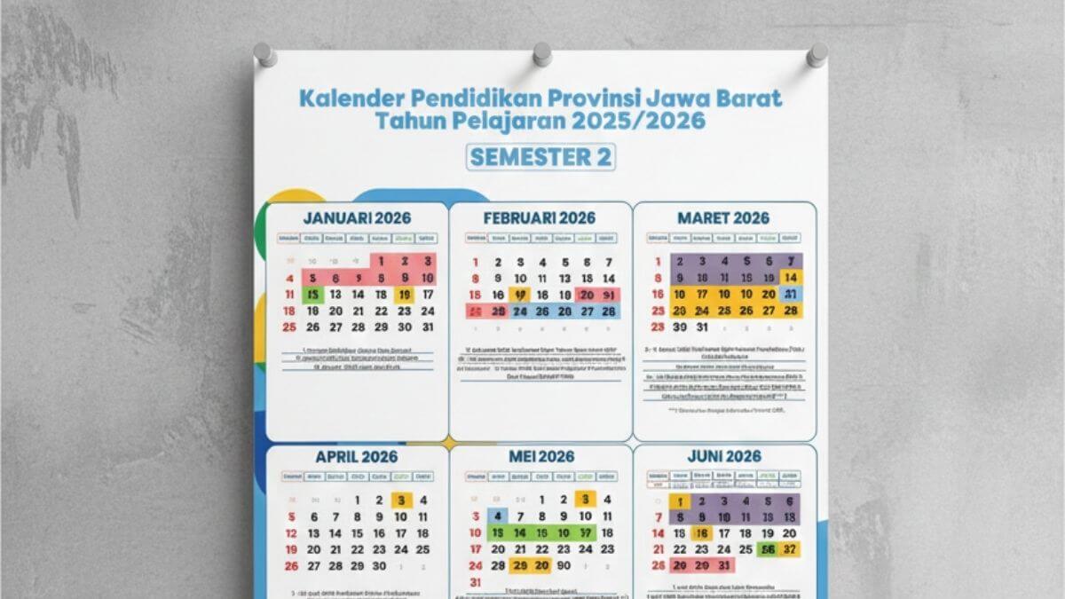 Kalender Pendidikan 2026 Lengkap dengan Jadwal Ujian dan Hari Libur ...