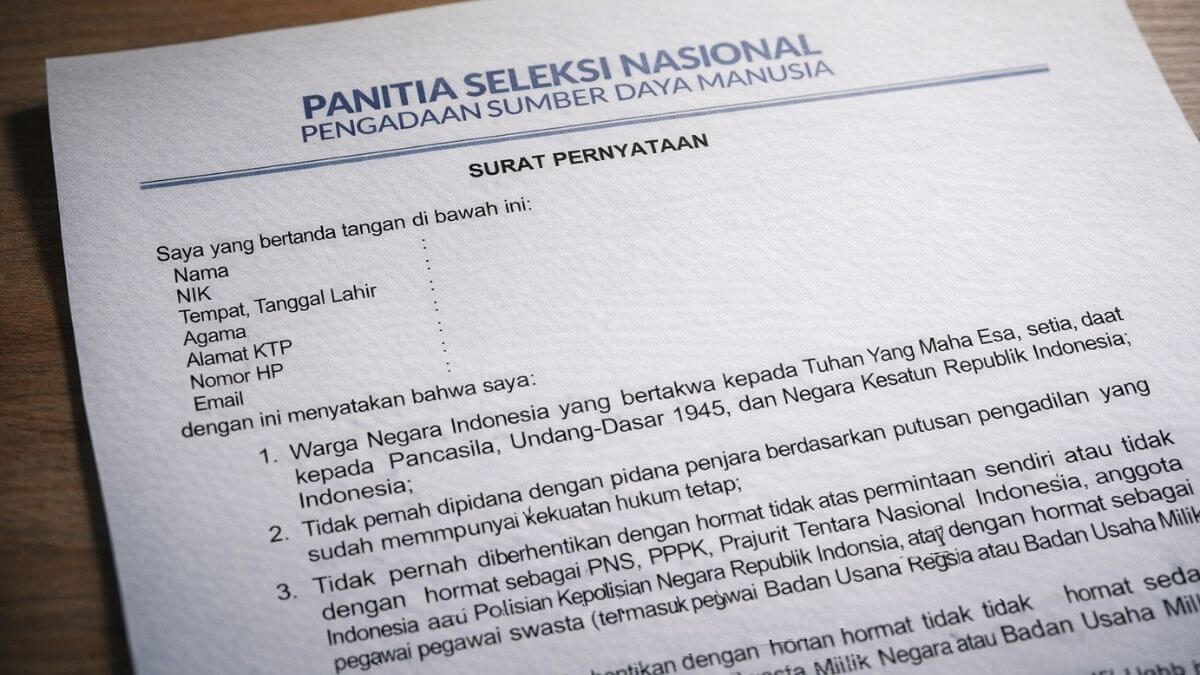 Cara Membuat Surat Pernyataan SPPI Koperasi Merah Putih di Panselnas ...